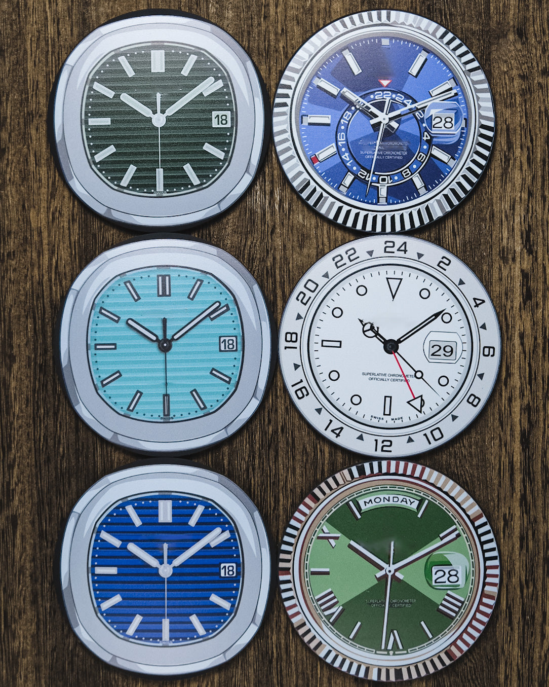 Coasters for Watch Lovers (minimum any 2) – Wind It On The Move